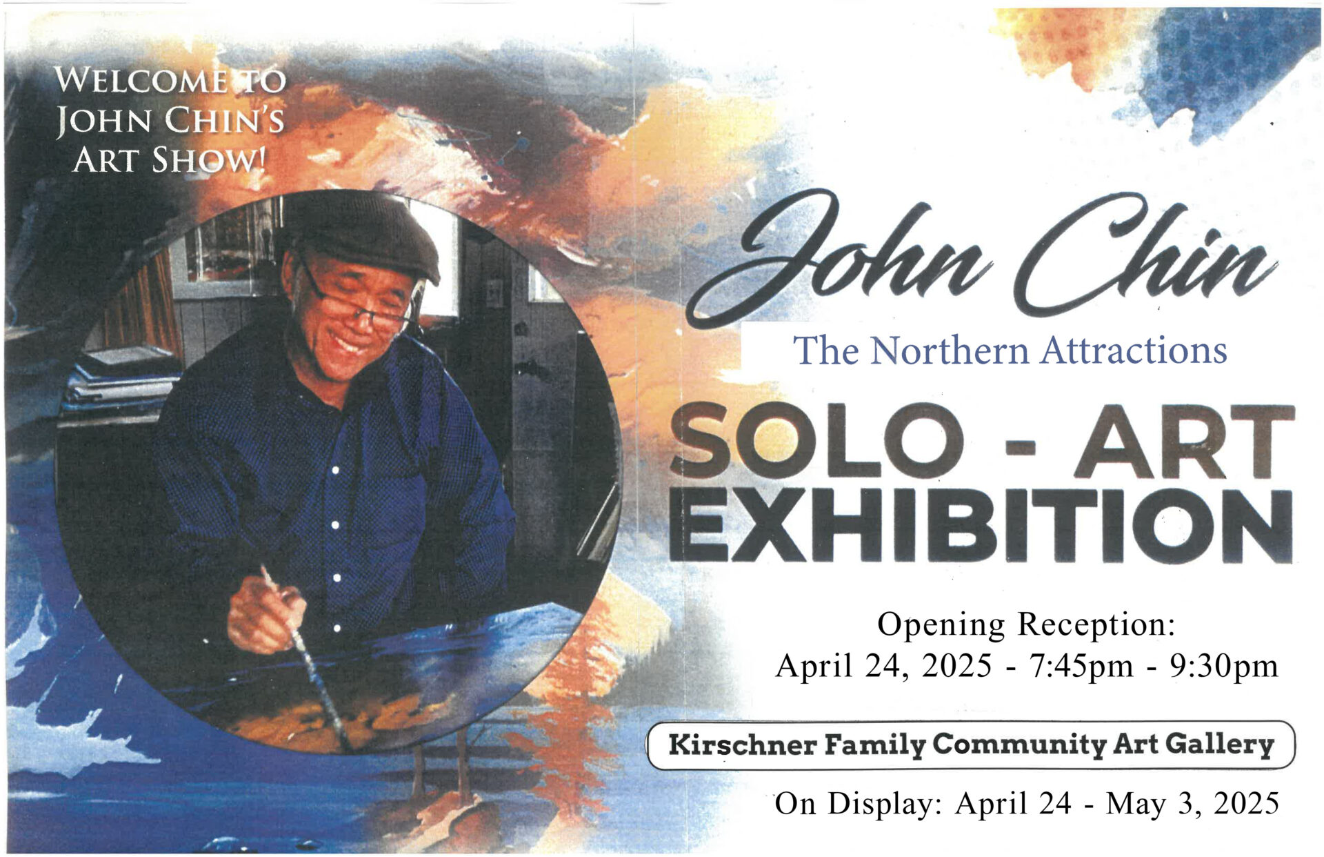 John Chin Art Exhibition Opening Event - Arts Council Wood Buffalo
