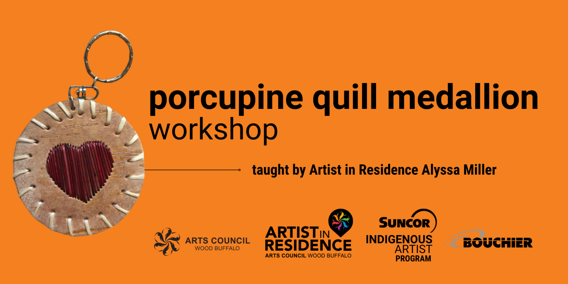 Porcupine Quill Medallion Workshop - Arts Council Wood Buffalo