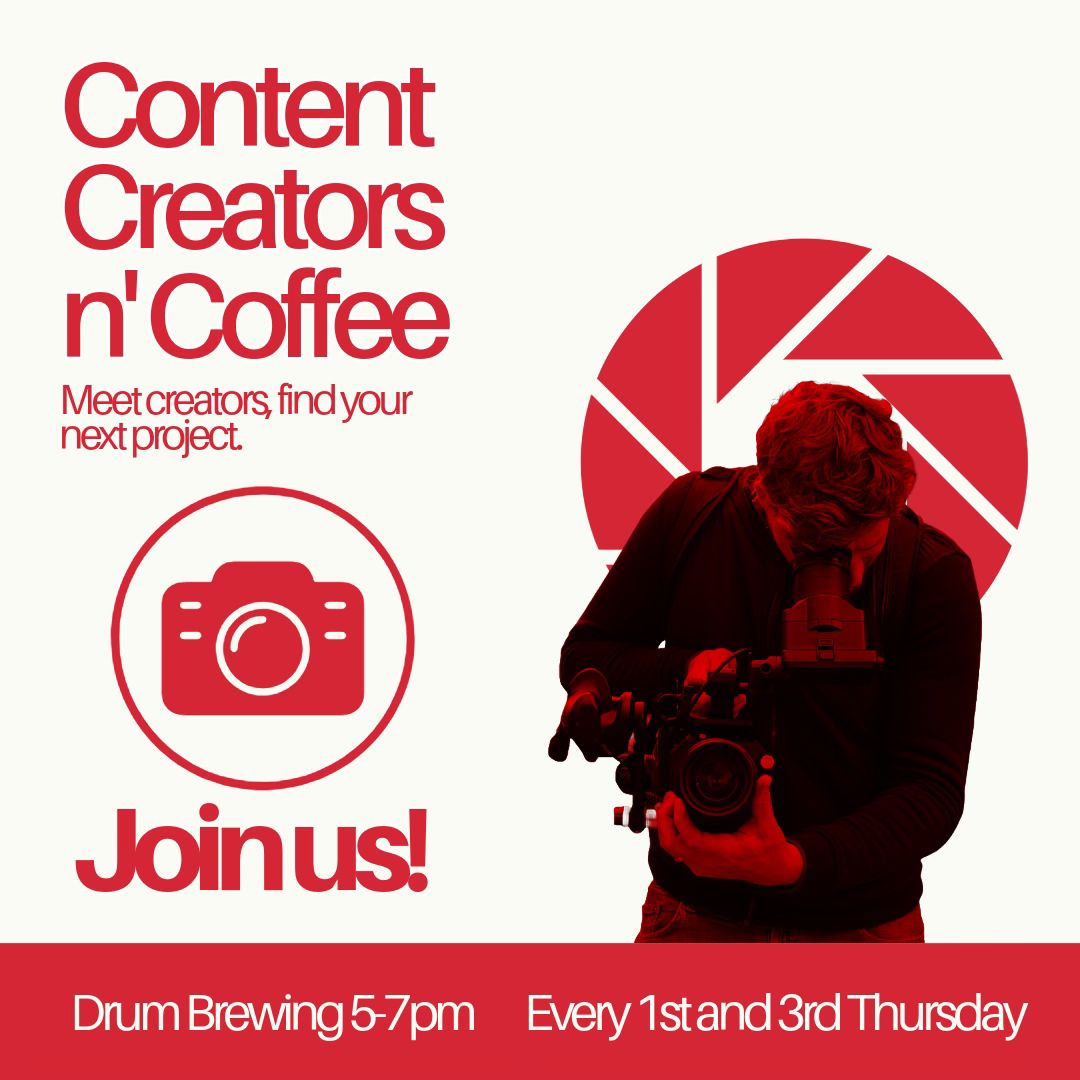 Content Creators 'N Coffee - Arts Council Wood Buffalo
