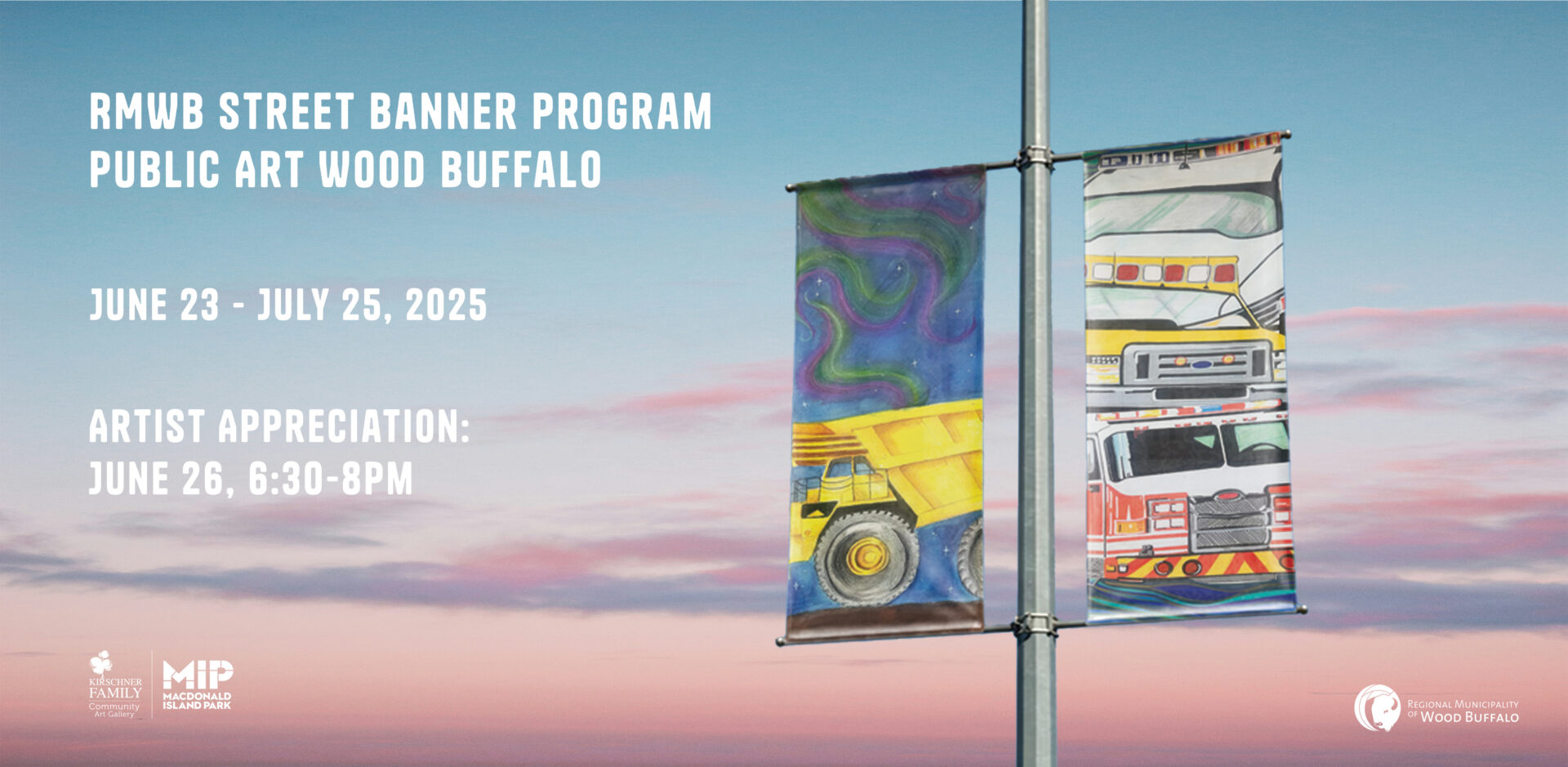 RMWB Street Banner Showcase - Arts Council Wood Buffalo