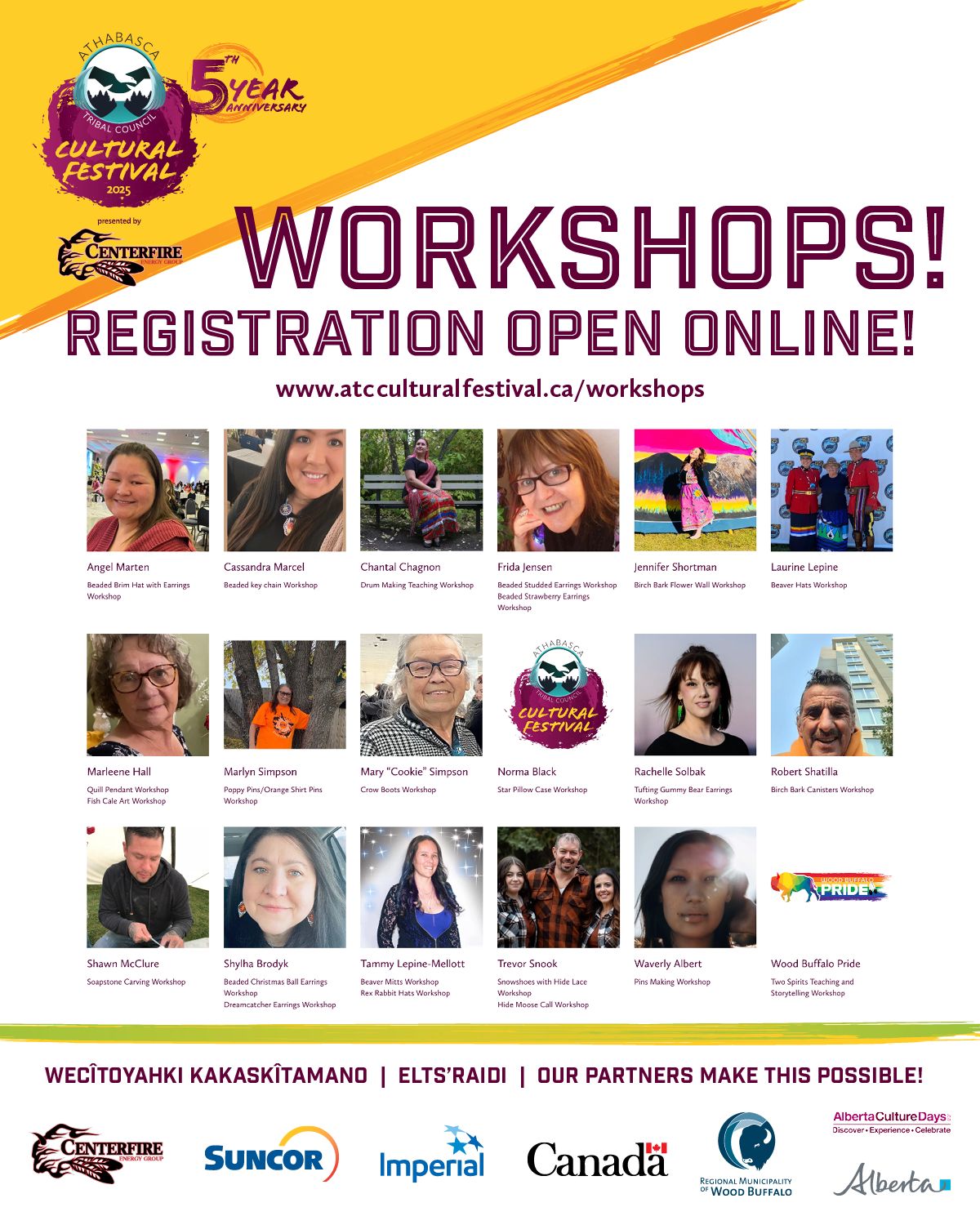 Crow Boots Workshop with Mary "Cookie" Simpson - Arts Council Wood Buffalo